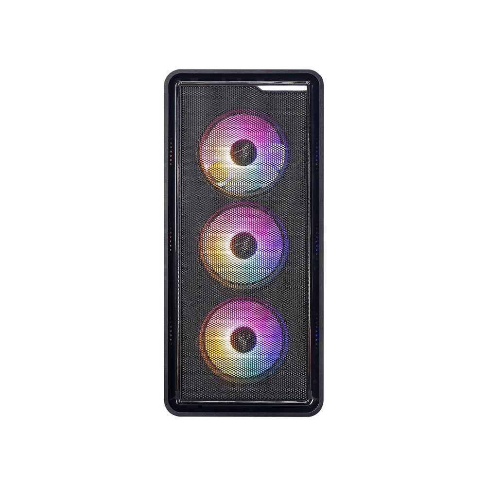 Zalman M3 Plus RGB, priehľadná bočnica, čierna - Smarty.sk